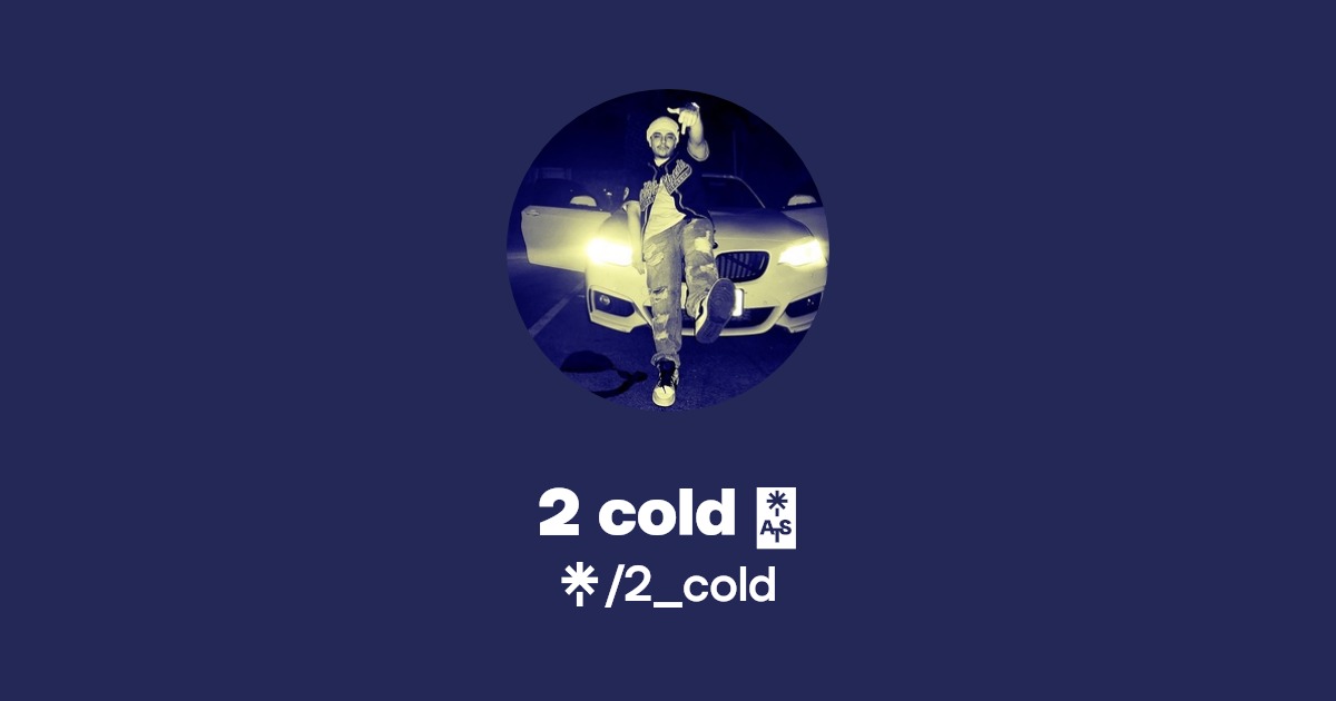 2 cold 🥶 - Listen on YouTube, Spotify, Apple Music - Linktree
