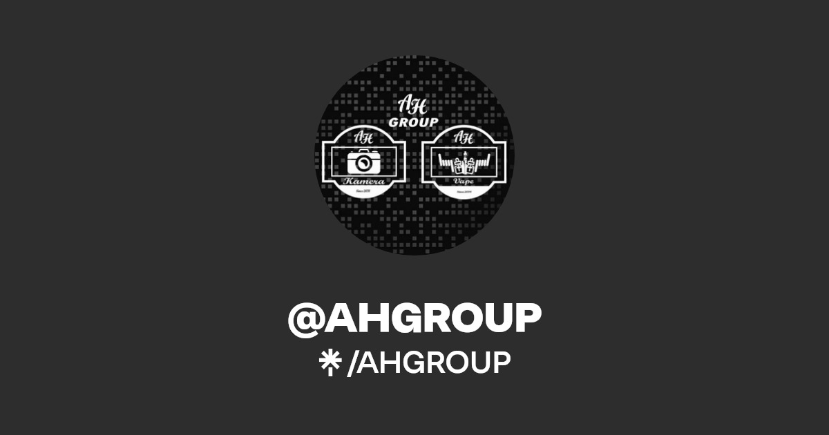 AHGROUP | Instagram | Linktree