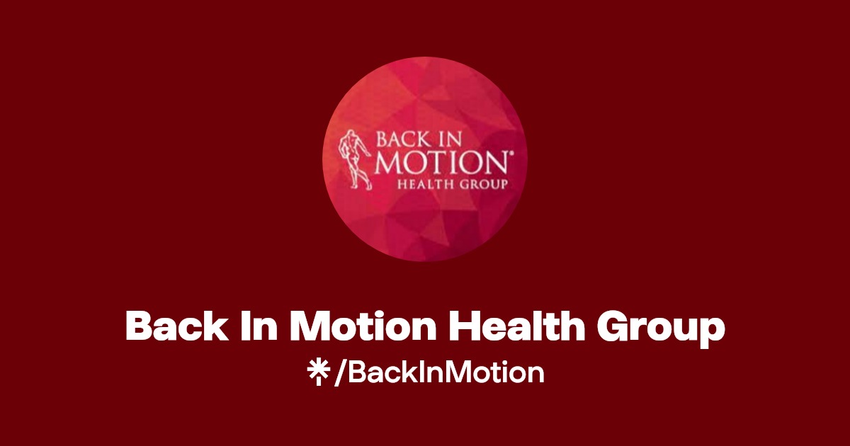 Back In Motion Health Group | Linktree