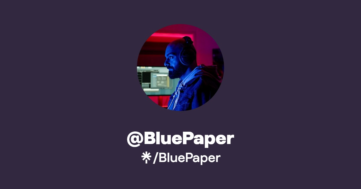 BluePaper - Listen on Spotify, Apple Music - Linktree