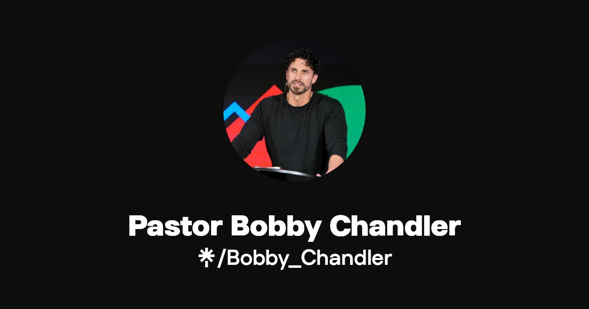 Pastor Bobby Chandler Official: TikTok, Instagram | Linktree