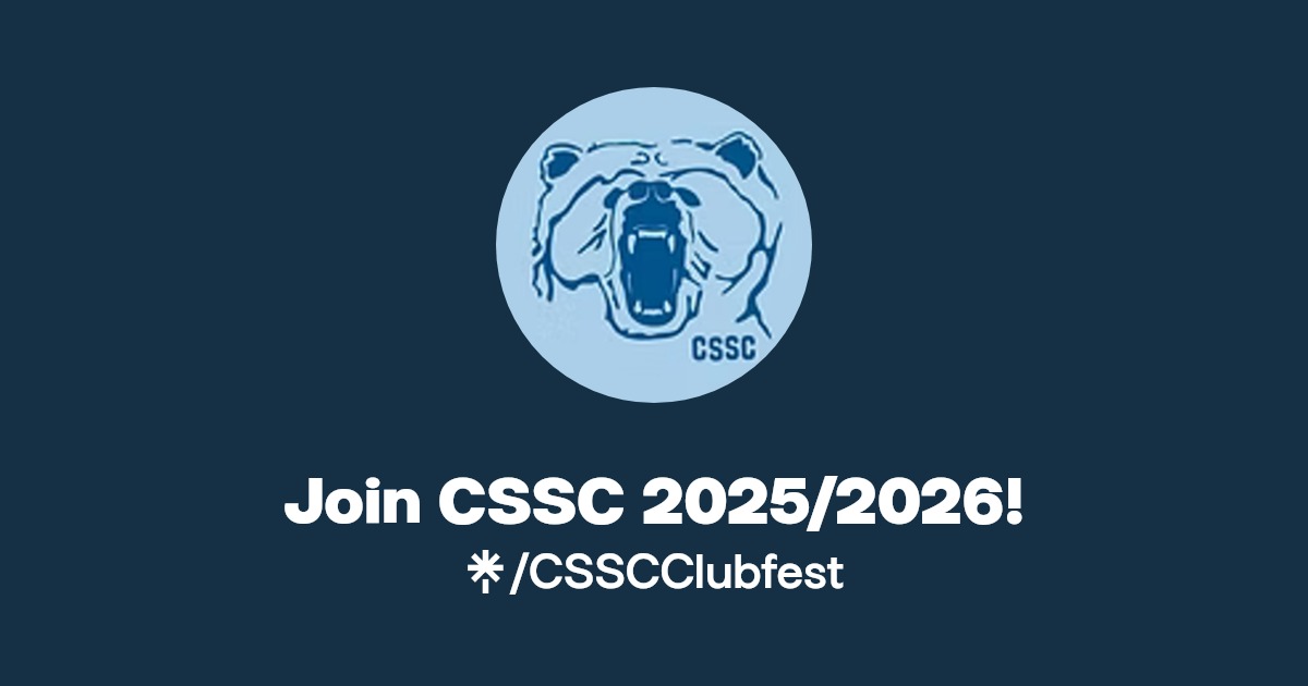 Join CSSC 2025/2026! | Instagram | Linktree
