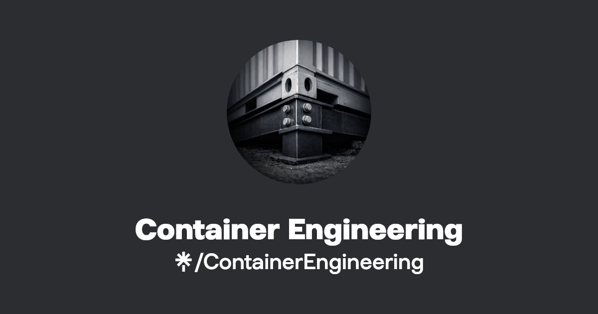 @ContainerEngineering | Linktree