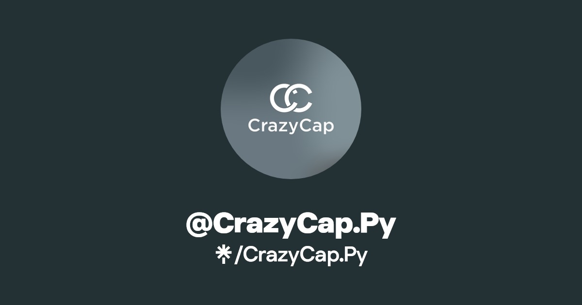 CrazyCap.Py | Instagram, Facebook | Linktree