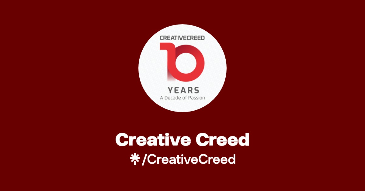Creative Creed | Instagram, Facebook | Linktree