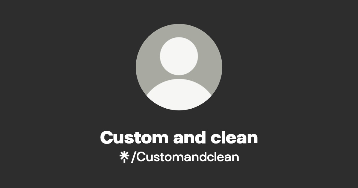 Custom and clean | Linktree