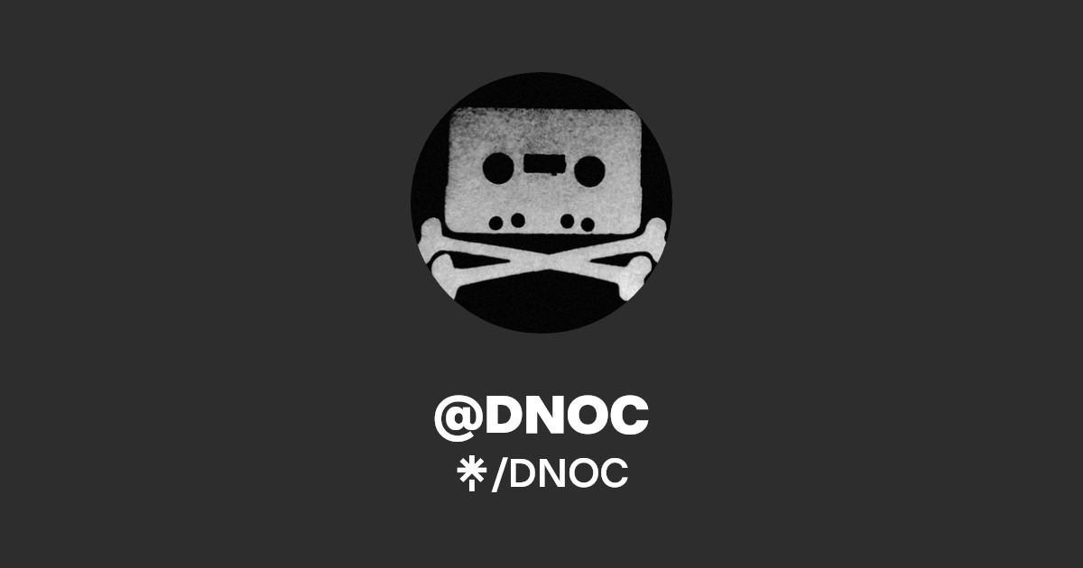 DNOC | Instagram, Twitch | Linktree