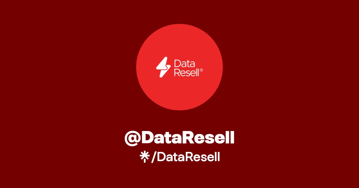 DataResell | Instagram, Facebook, TikTok | Linktree