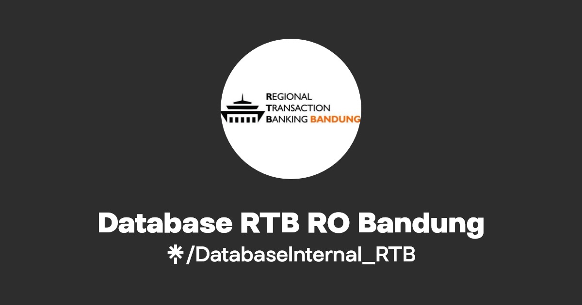 Database RTB RO Bandung | Linktree