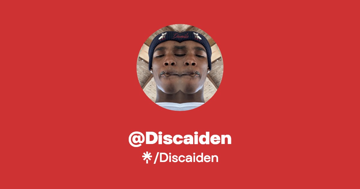 Discaiden Official: Instagram, X | Linktree