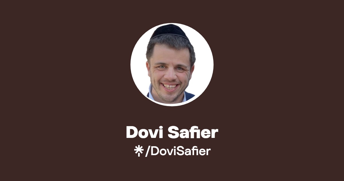 Dovi Safier | Linktree