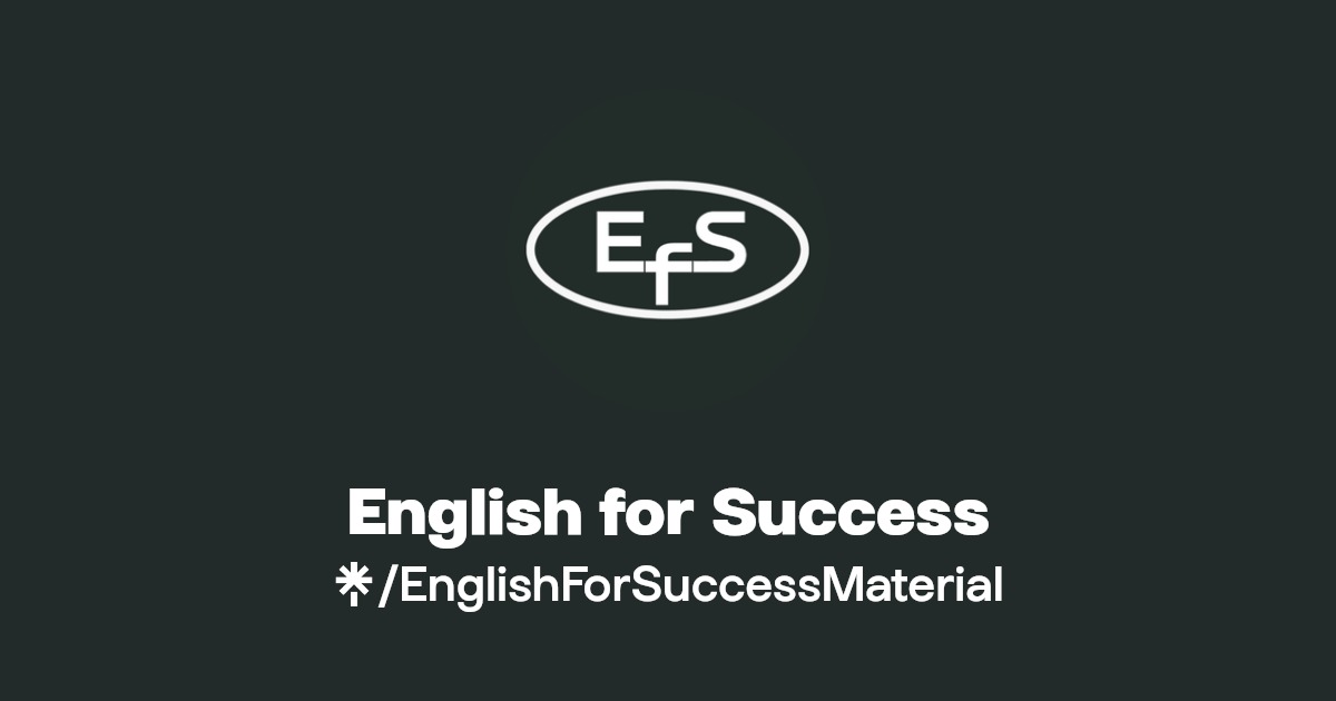 English for Success | Linktree
