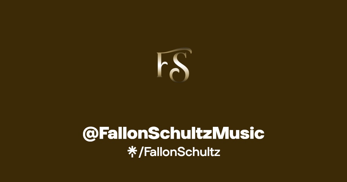@FallonSchultzMusic | Instagram, Facebook | Linktree
