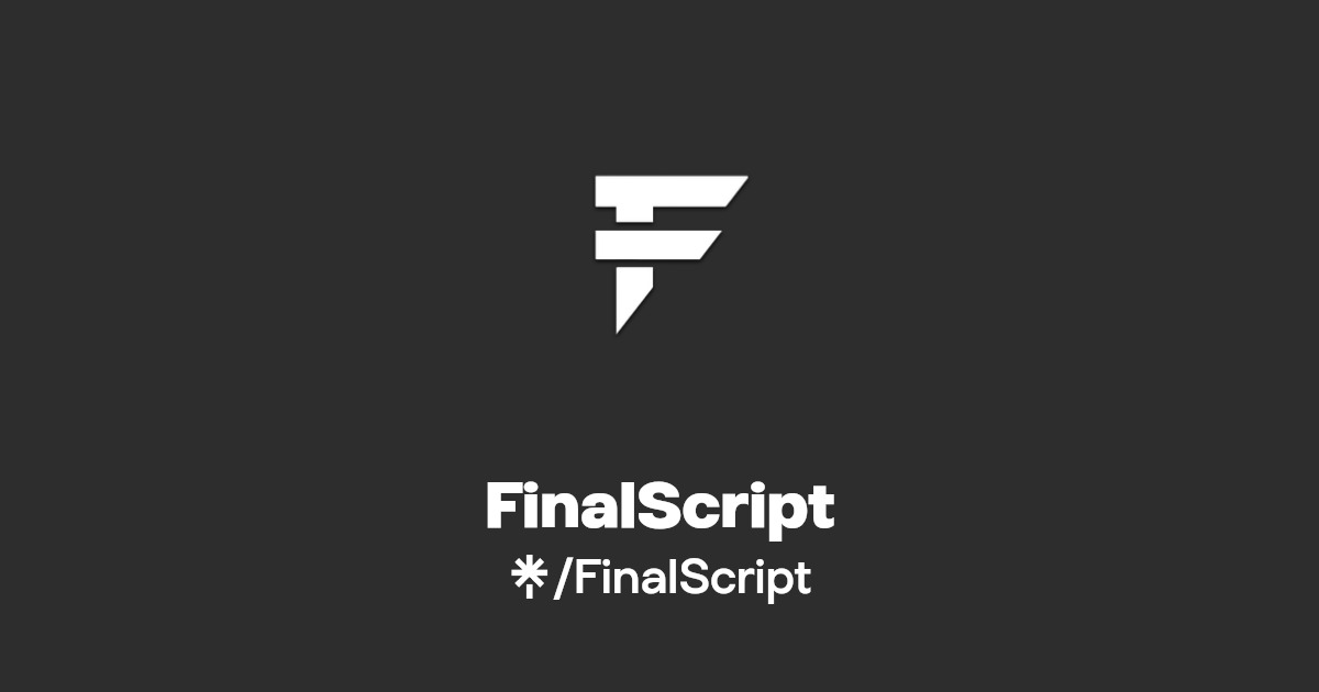 FinalScript Official: TikTok | Linktree