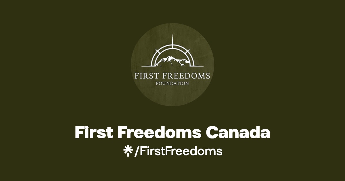 First Freedoms Canada | Instagram, Facebook | Linktree