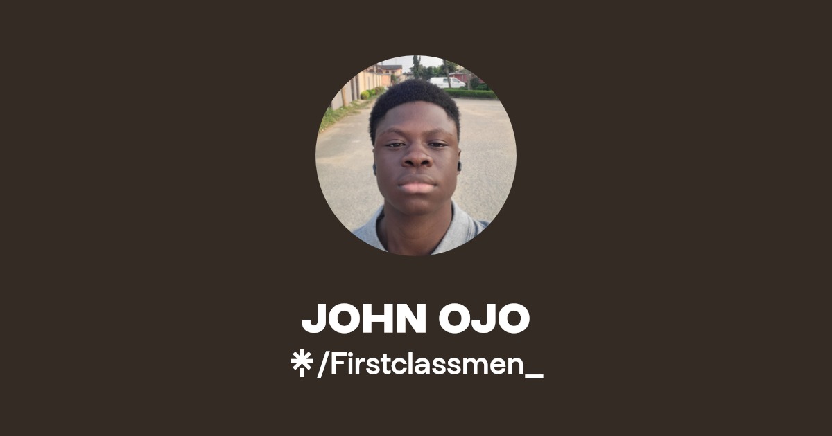 JOHN OJO | Linktree