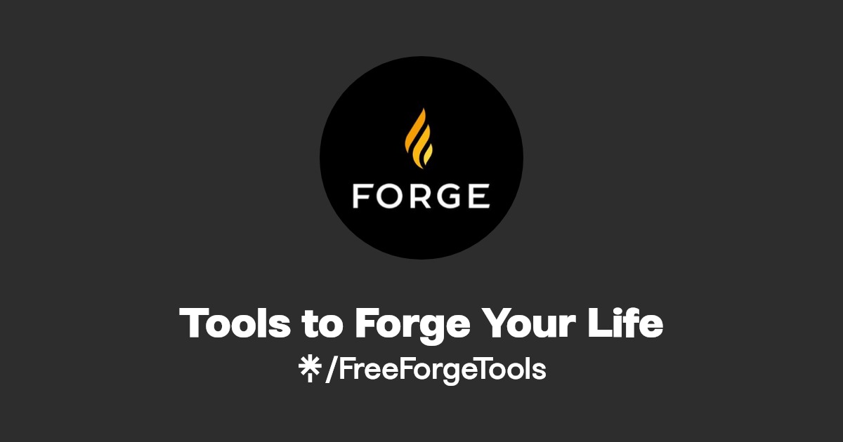 Tools to Forge Your Life | Instagram, Facebook | Linktree