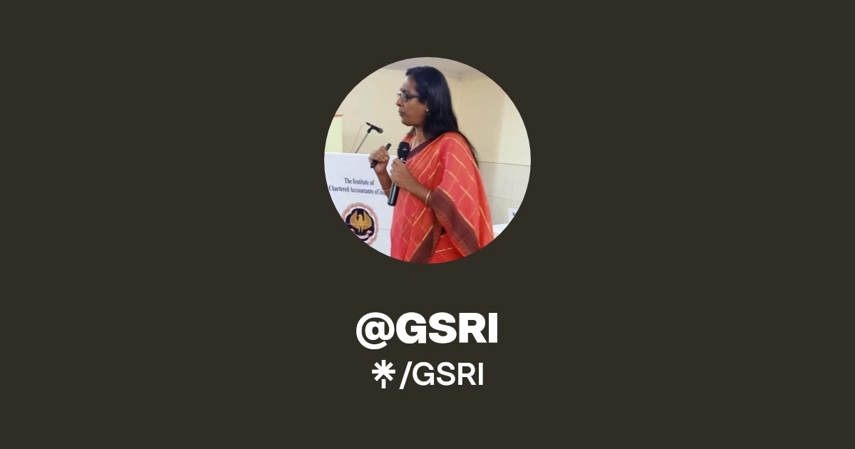 GSRI | Instagram, Facebook | Linktree