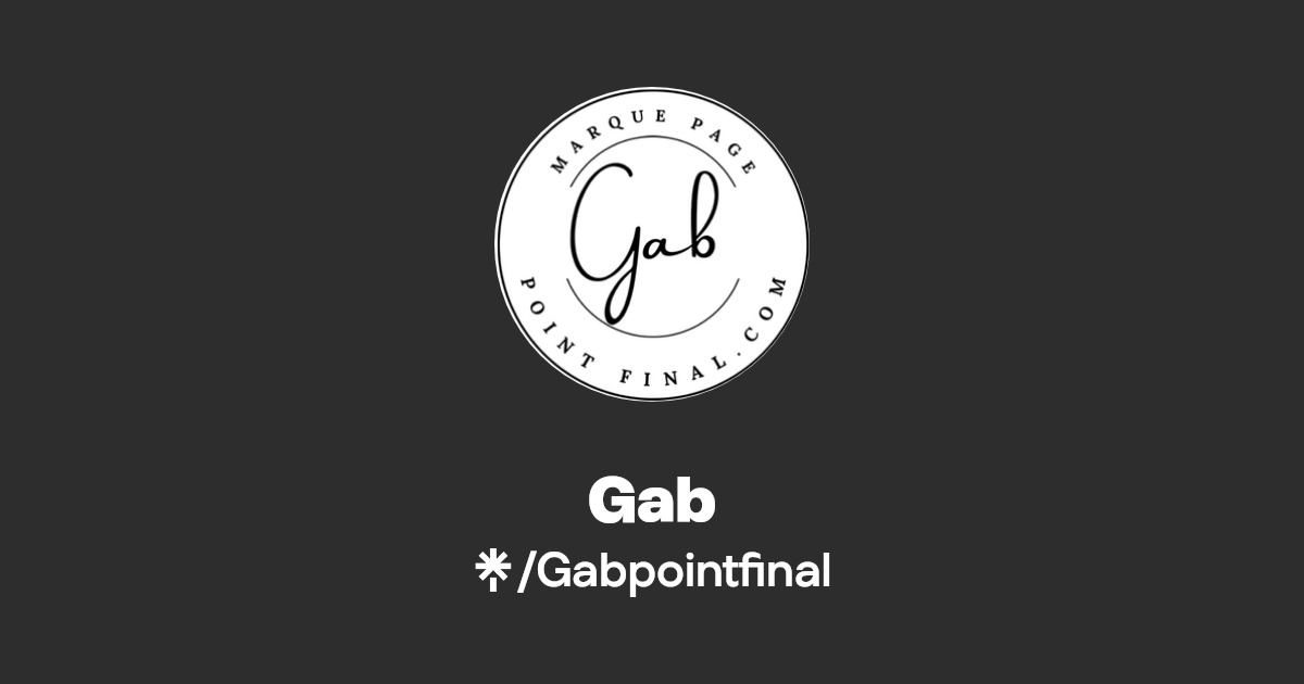 Gab | Instagram, Facebook, TikTok | Linktree
