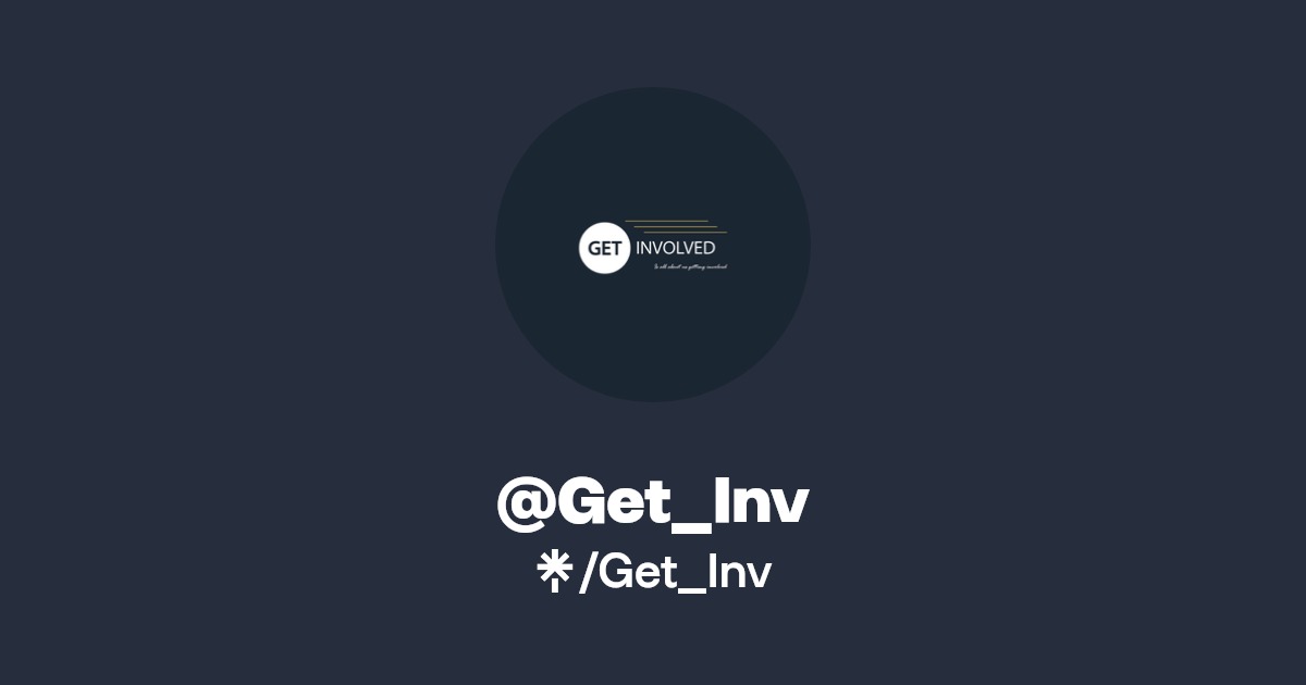Get_Inv | Instagram, Facebook | Linktree