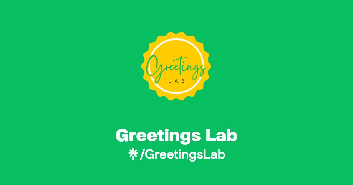 Greetings Lab | Linktree