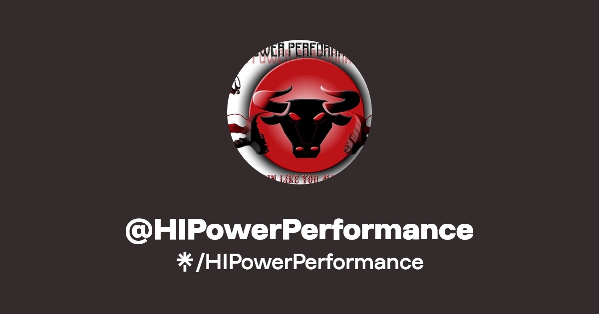 HIPowerPerformance | Instagram, Facebook | Linktree