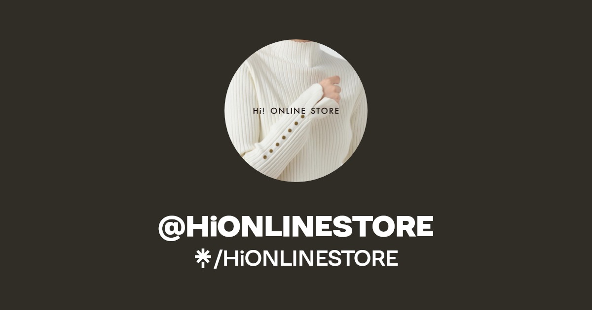 HiONLINESTORE | Twitter | Linktree