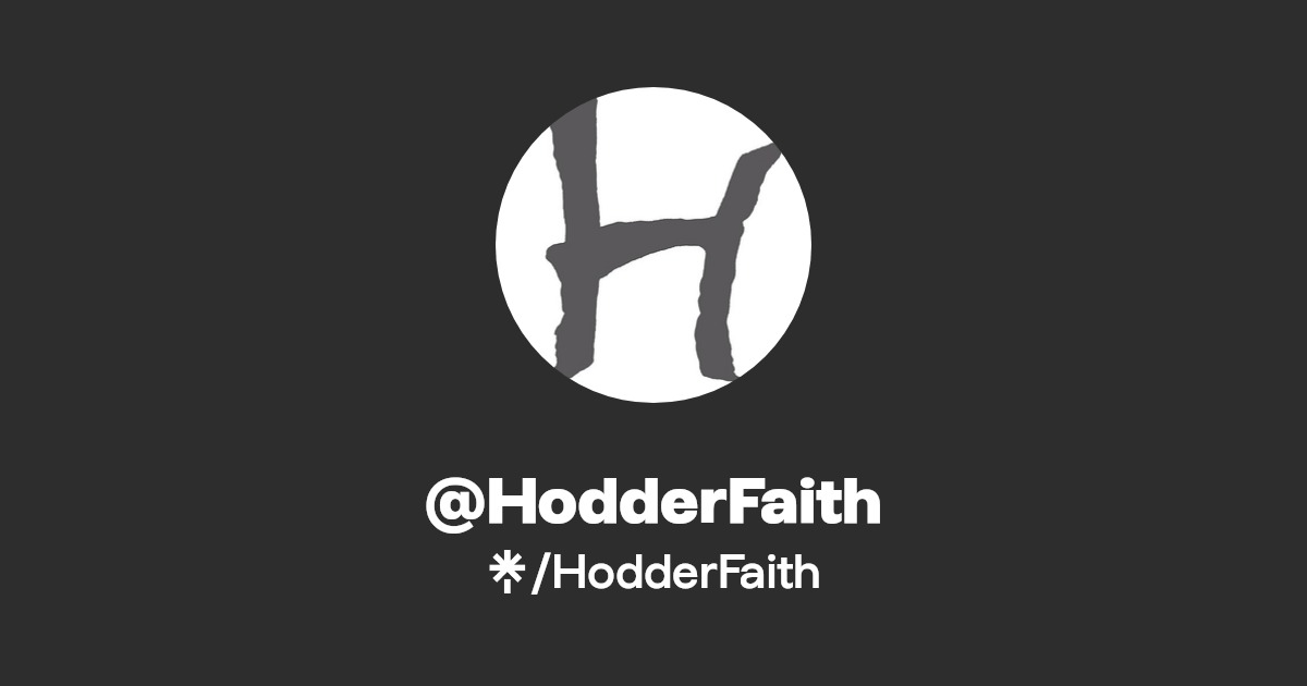 HodderFaith | Instagram, X, Facebook | Linktree