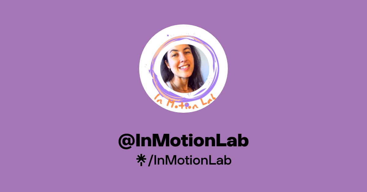 InMotionLab | Facebook | Linktree