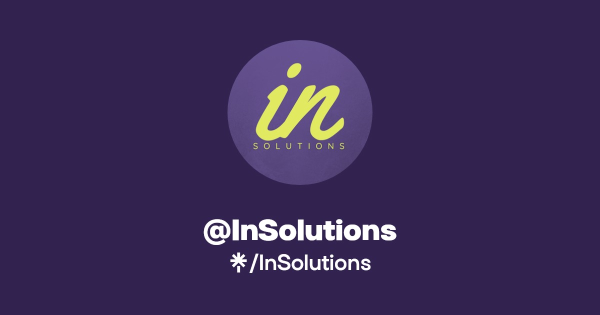 @InSolutions | Linktree