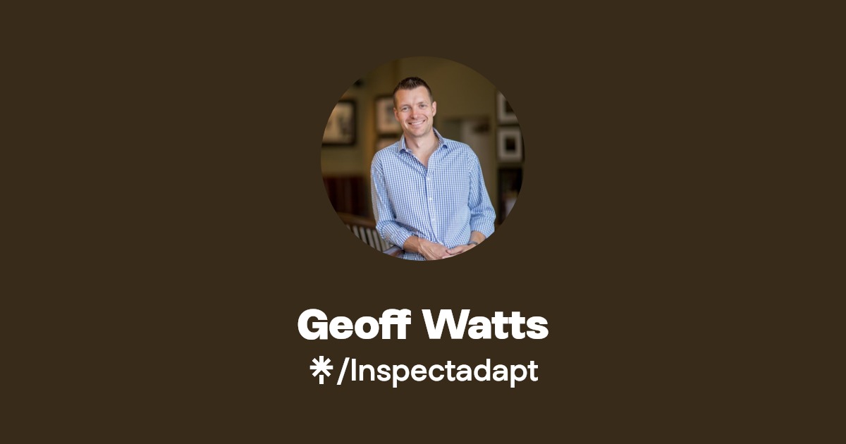 Geoff Watts | Instagram | Linktree