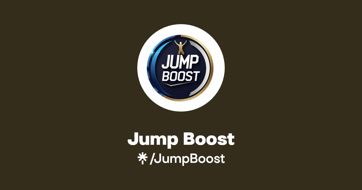 Jump Boost Official: Instagram | Linktree
