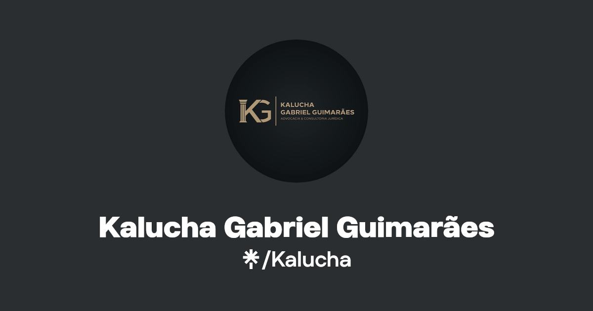 Kalucha Gabriel Guimarães | Linktree