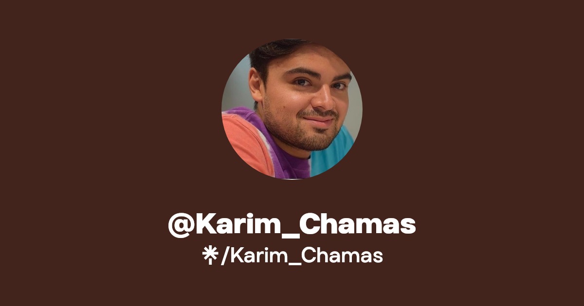 Karim_Chamas | Instagram, Facebook | Linktree