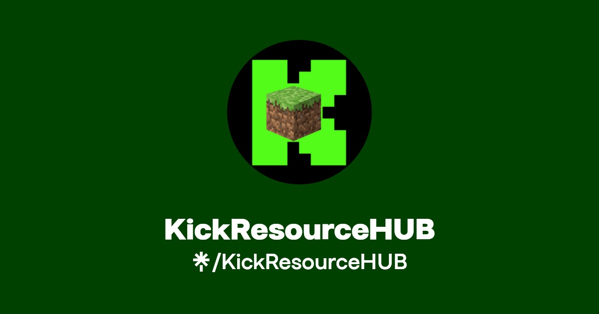 KickResourceHUB Official: X | Linktree