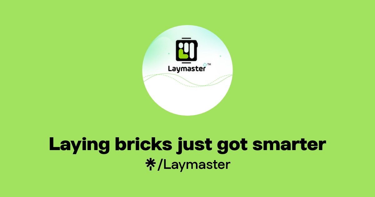 Laying bricks just got smarter | Instagram | Linktree