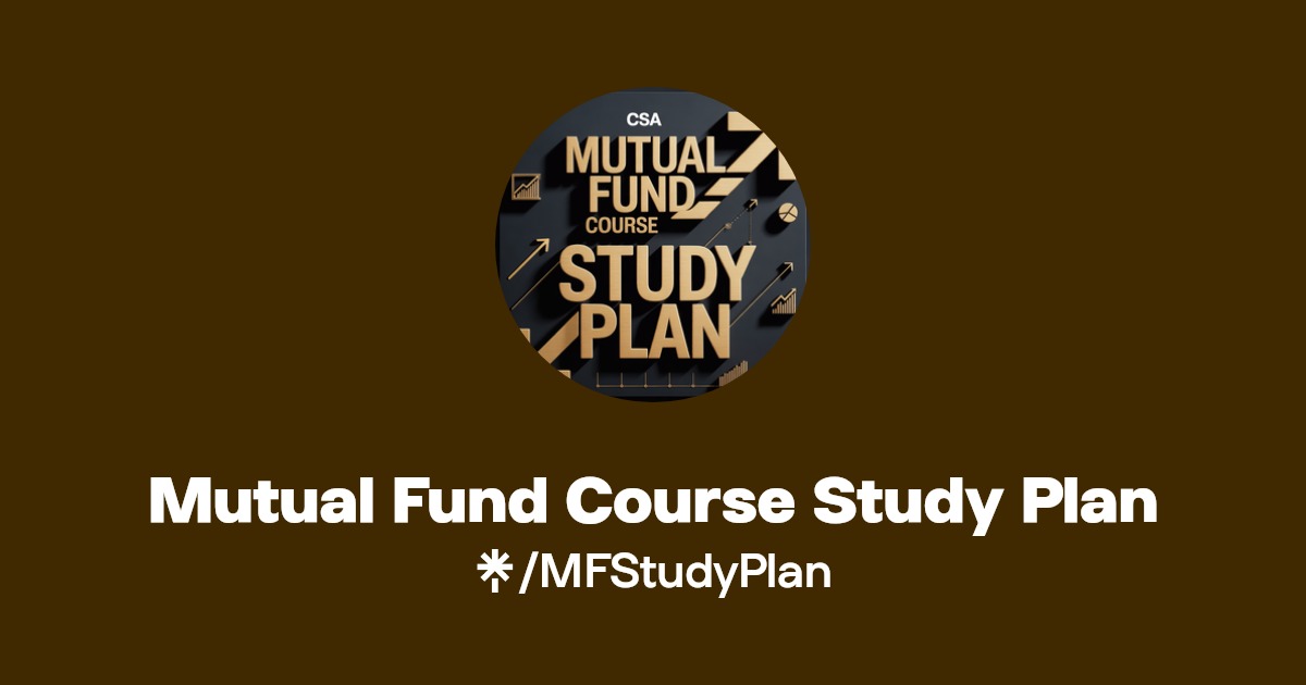 Mutual Fund Course Study Plan | Linktree