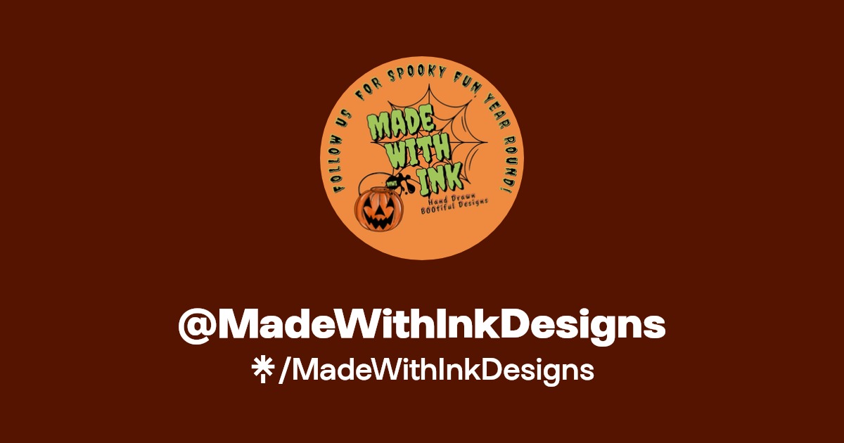 MadeWithInkDesigns | Instagram, Facebook | Linktree