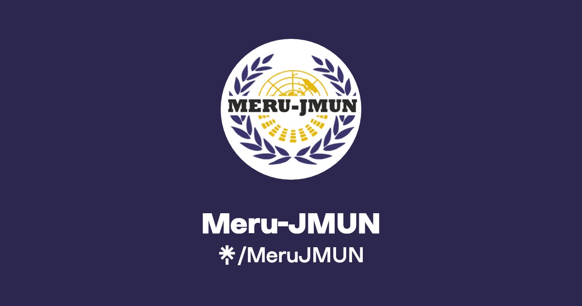 Meru-JMUN | Instagram | Linktree