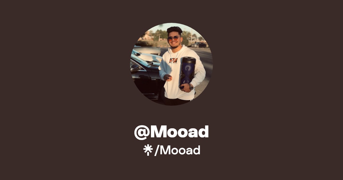 Mooad | Instagram, Facebook, TikTok | Linktree