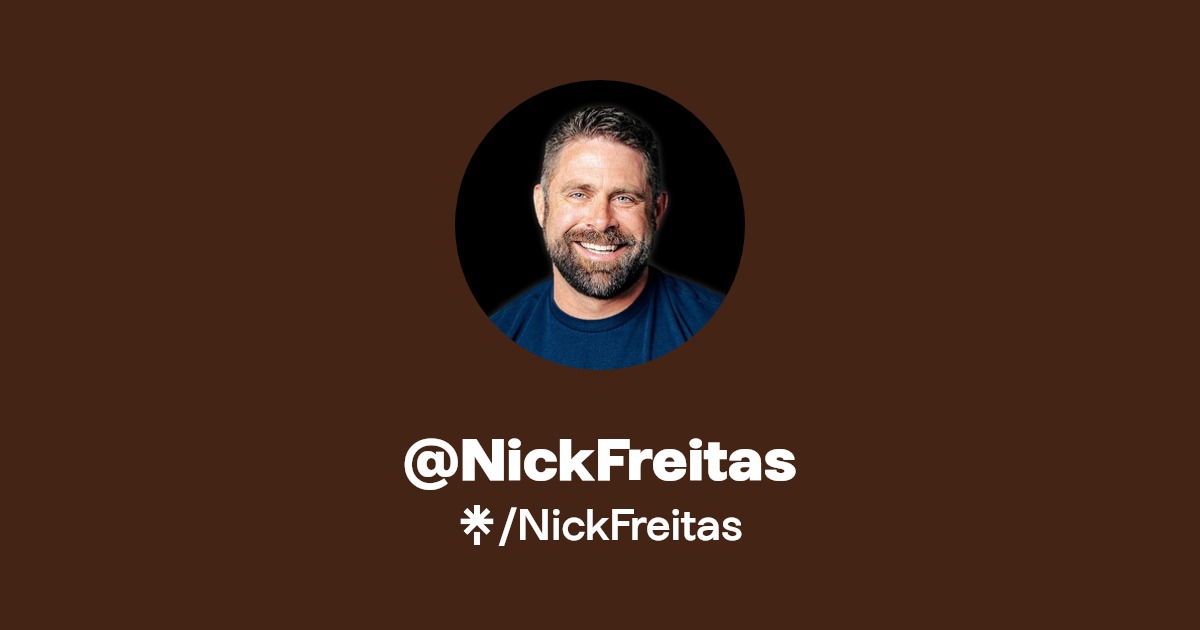 NickFreitas Official: TikTok, Instagram, X, Facebook | Linktree