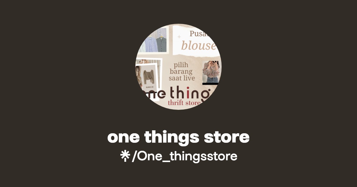 one things store | Linktree