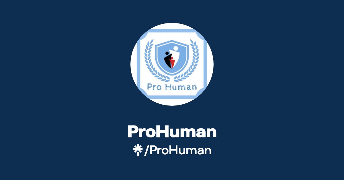 ProHuman | Instagram, Facebook | Linktree