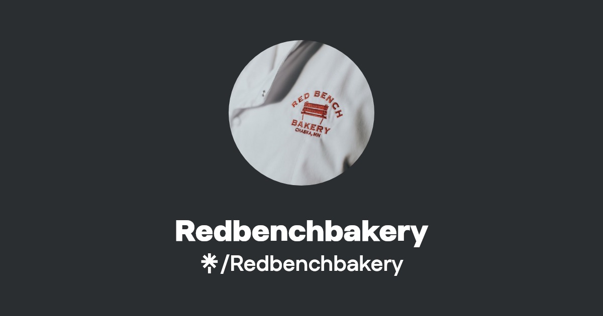 Redbenchbakery | Instagram, Facebook, TikTok | Linktree