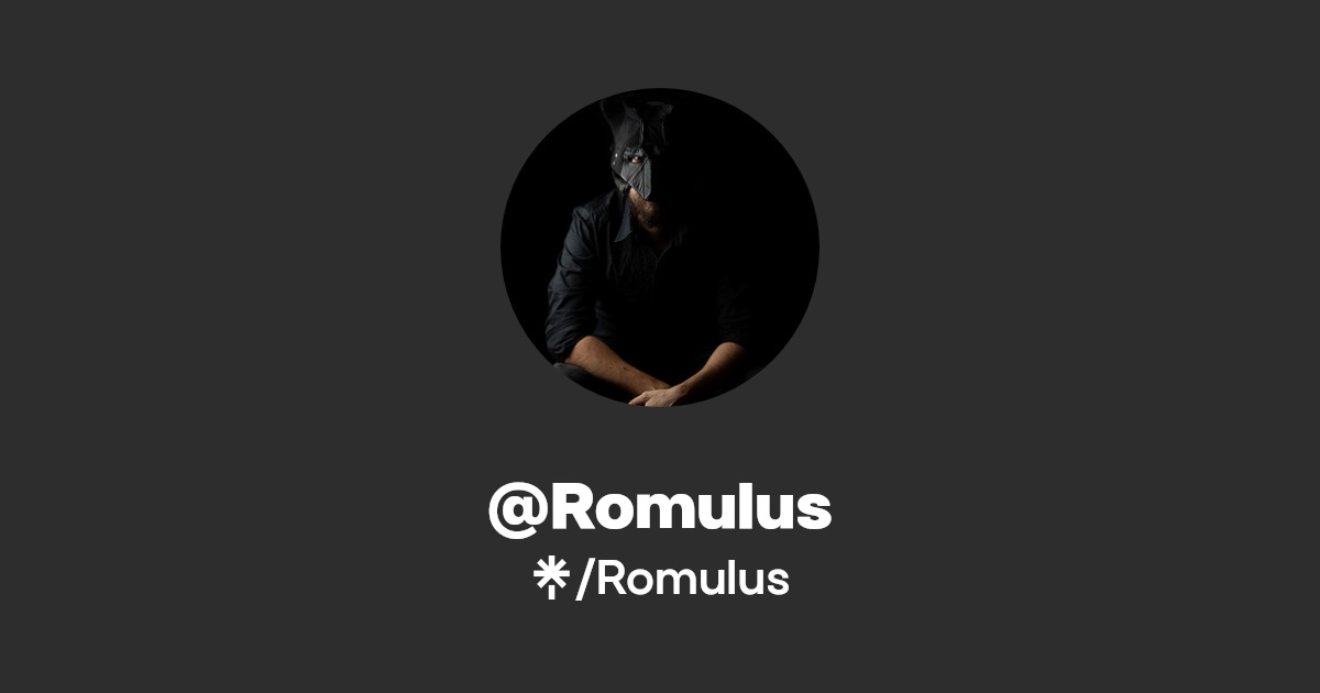 Romulus - Listen on YouTube, Spotify - Linktree