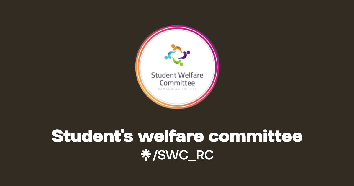 Student's welfare committee | Instagram | Linktree