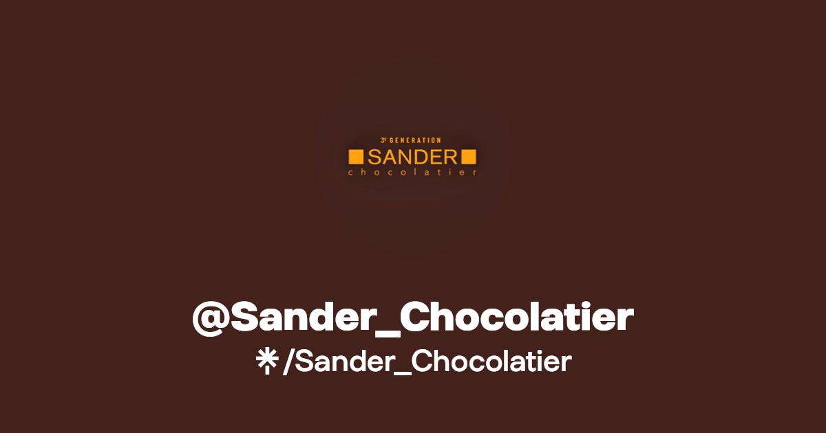 Sander_Chocolatier | Instagram | Linktree
