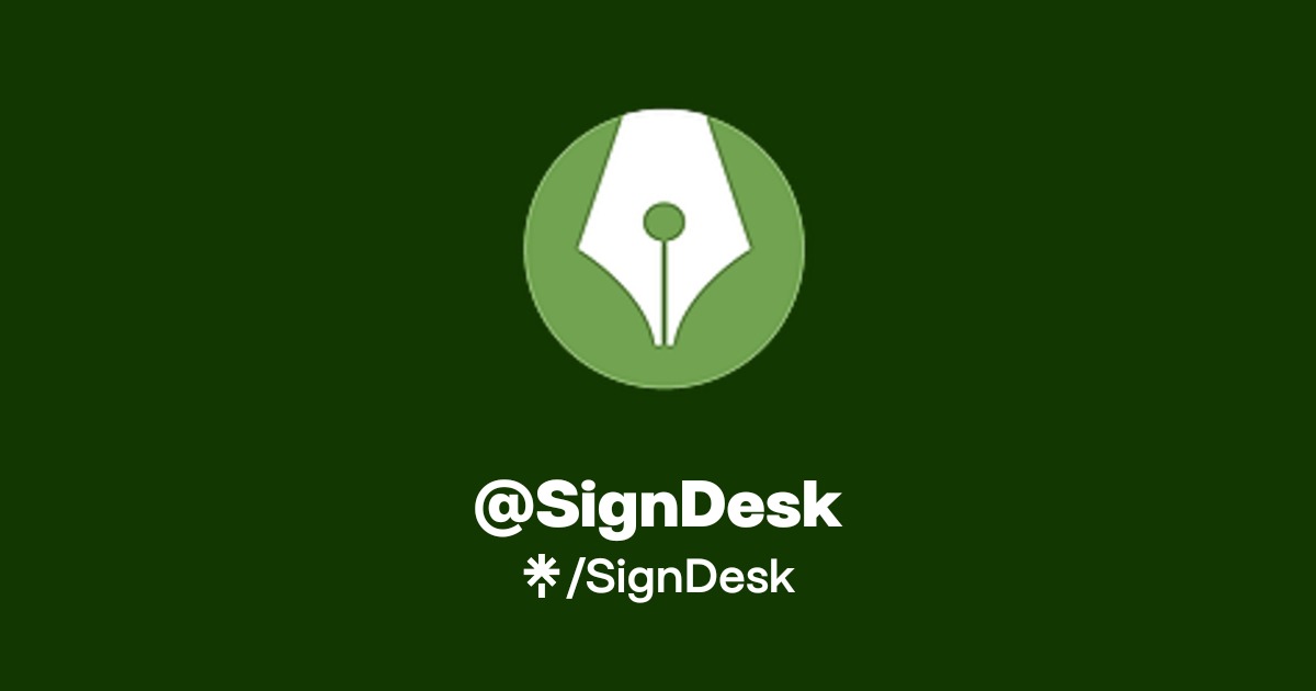 @SignDesk | Linktree
