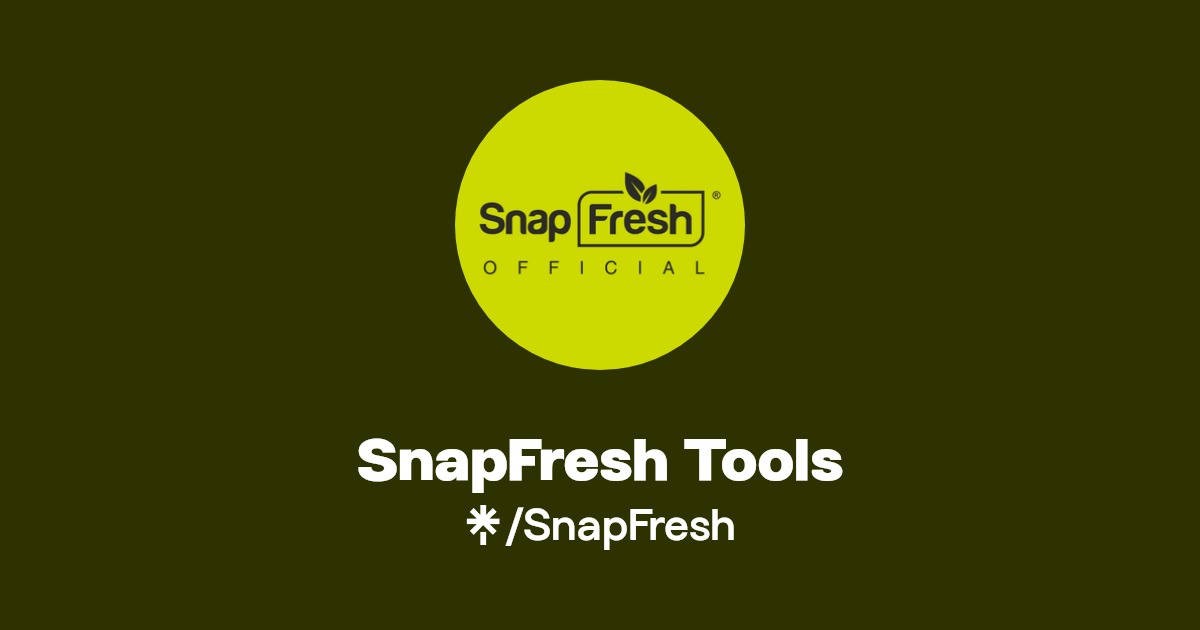 SnapFresh Tools | Instagram, Facebook, TikTok | Linktree
