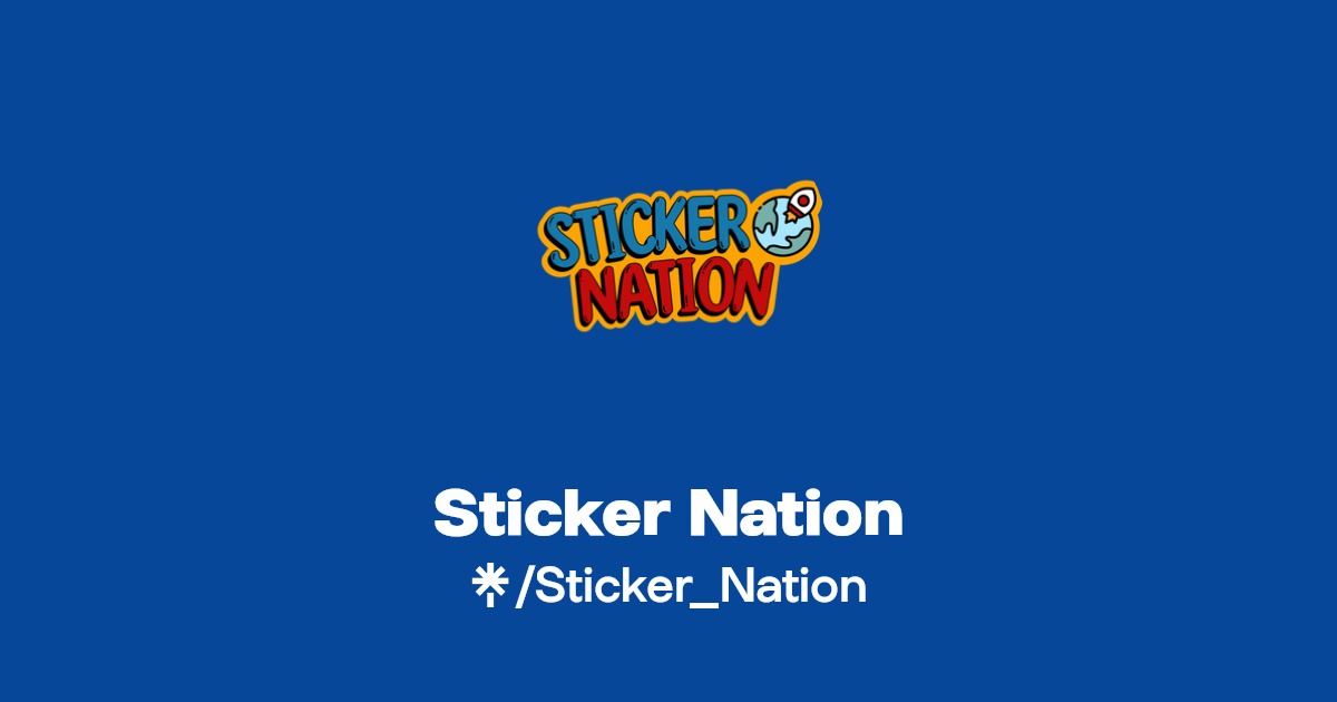 Sticker Nation | Instagram, Facebook | Linktree
